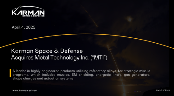 Karman Space & Defense Partners with Anduril to Deliver Rocket Motor ...